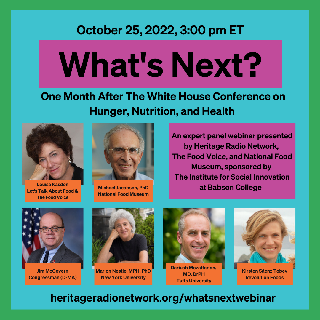 What's Next? A Conversation about the White House Conference on Hunger ...